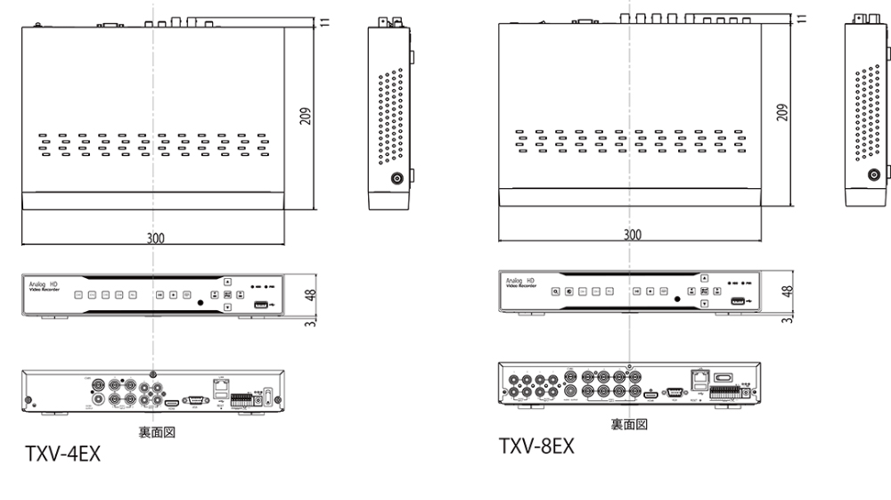 TXV-4EX/8EX | テスコムジャパン